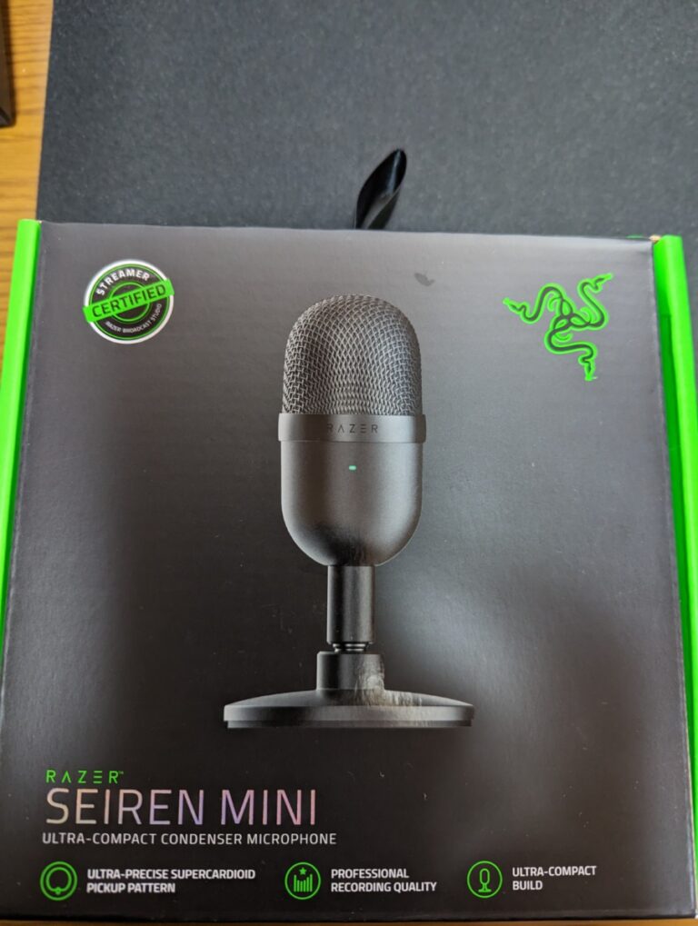 Razer Seiren Mini おすすめのUSBマイクをレビュー！ | EZの日常